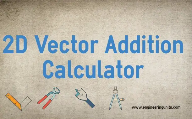 2D Vector Addition Calculator - Engineering Units