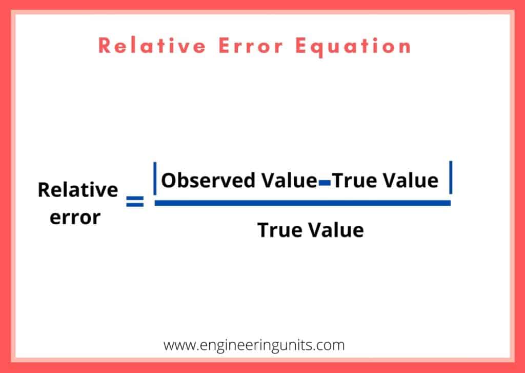 Percentage Error Calculator Engineering Units Online Calculator