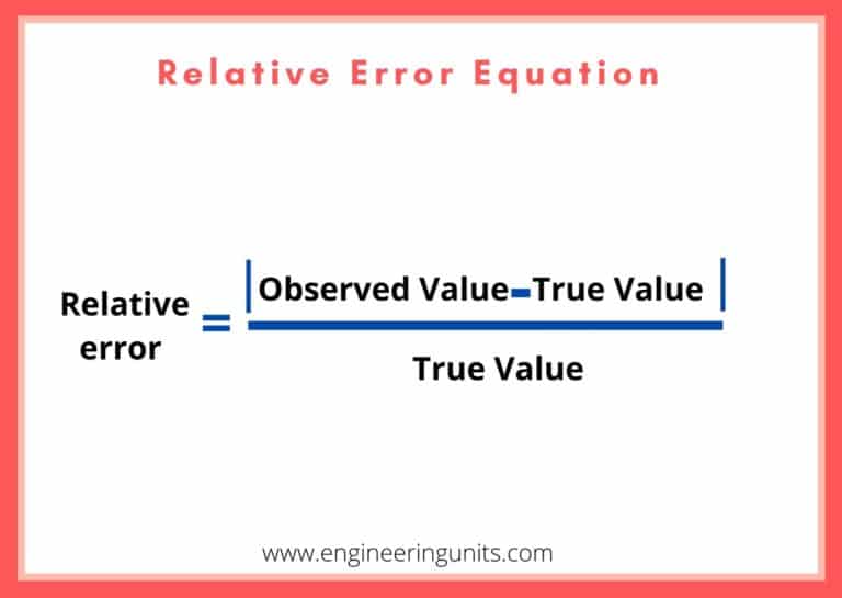 Percentage Error Calculator - Engineering Units - Online Calculator